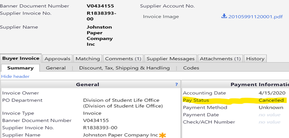 Rejecting an Invoice – Finance - Rensselaer Polytechnic Institute
